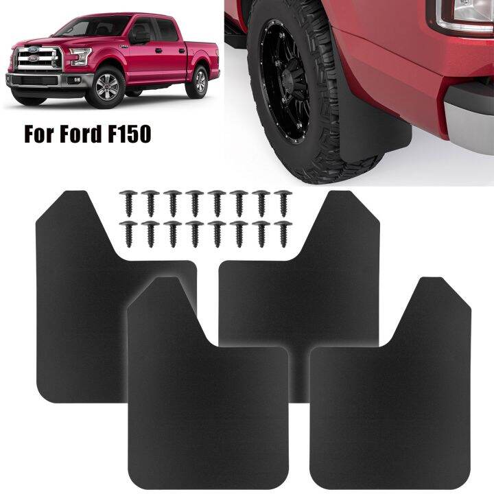 4X Mud Flaps For Ford F-Series F150 F250 Lobo Ranger T6 T7 MK2 4X4 ...