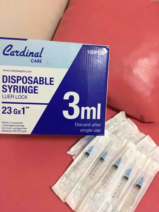 Cardinal 3cc syringe 10pcs | Lazada PH