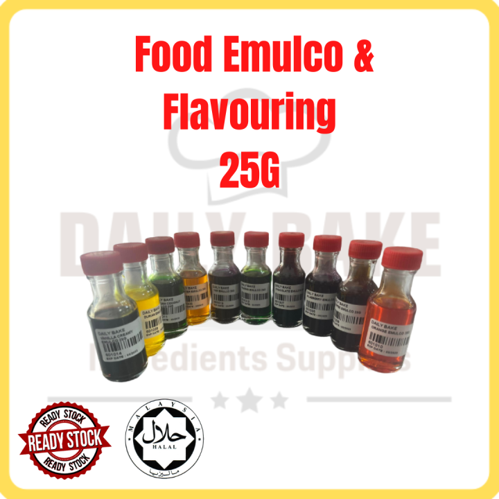 Food Emulco And Flavouring 25G/Emulco Dan Perisa Makanan/食品 Emulco 和香精 ...