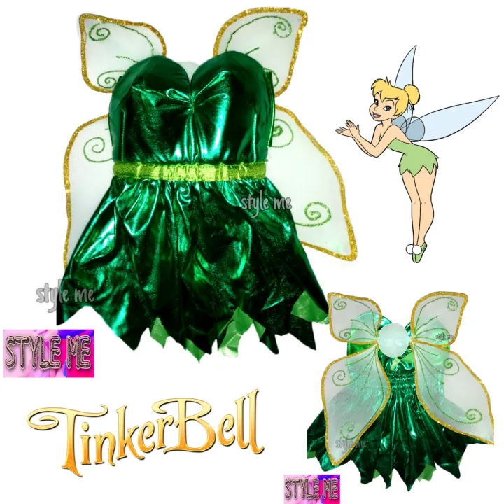 TINKERR BELL COSTUME COSPLAY ROLEPLAY FOR KIDS COMPLETE SET FOR 6MONTHS ...