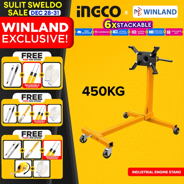 INGCO by Winland Industrial Engine Stand 450kg(1000LBS) HEC051 | Lazada PH