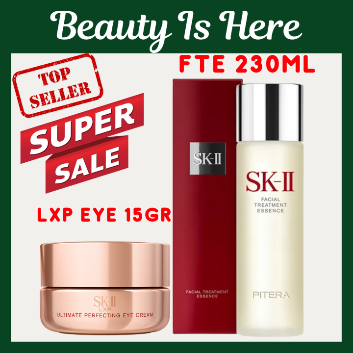 SK-II SKII SK2 FTE 230ml + LXP Eye Cream 15gr | Facial Treatment ...