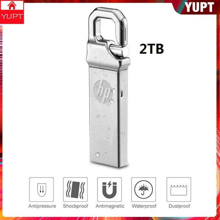 HP โลหะ USB 3.0หน่วยความจำ U Disk Storage ความจุขนาดใหญ่พิเศษ HP 1TB ...