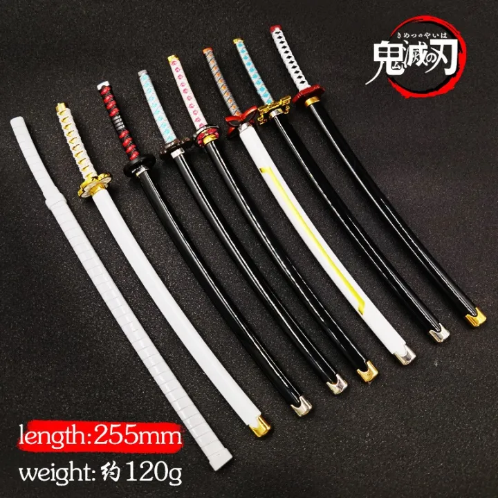 Anime Demon Slayer Blade Tanjiro Demon Slayer Team Sunwheel Knife With ...