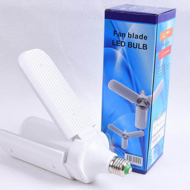 45W 6500K AC170-265V Foldable Fan Blade LED Light Bulb | Lazada PH