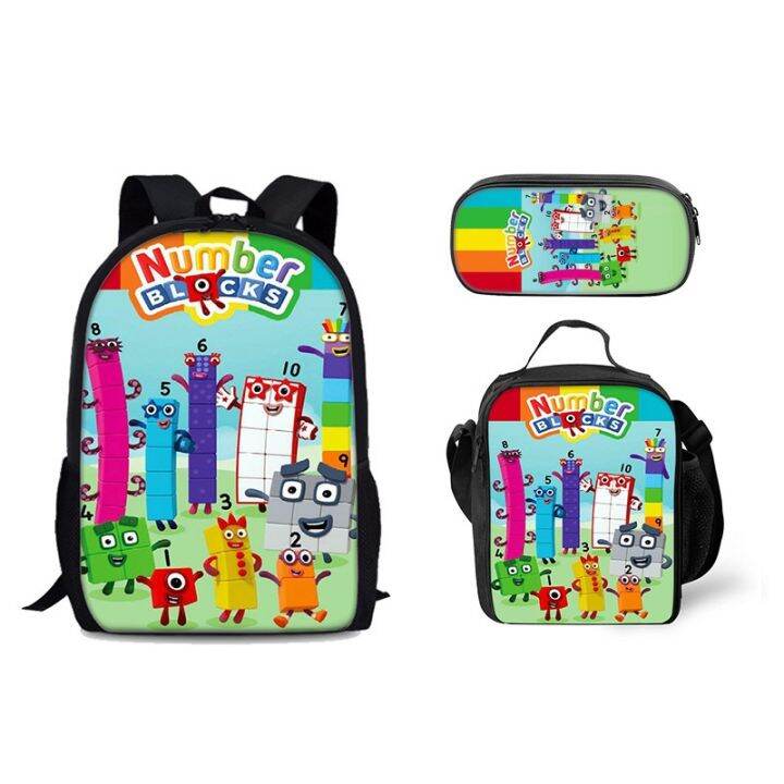 Newest Game Peripl Number Blocks Backpack Numberblocks Student School ...