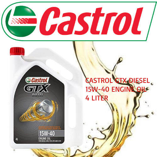 Castrol GTX Diesel 15W-40 Engine Oil 4 Liters | Lazada PH
