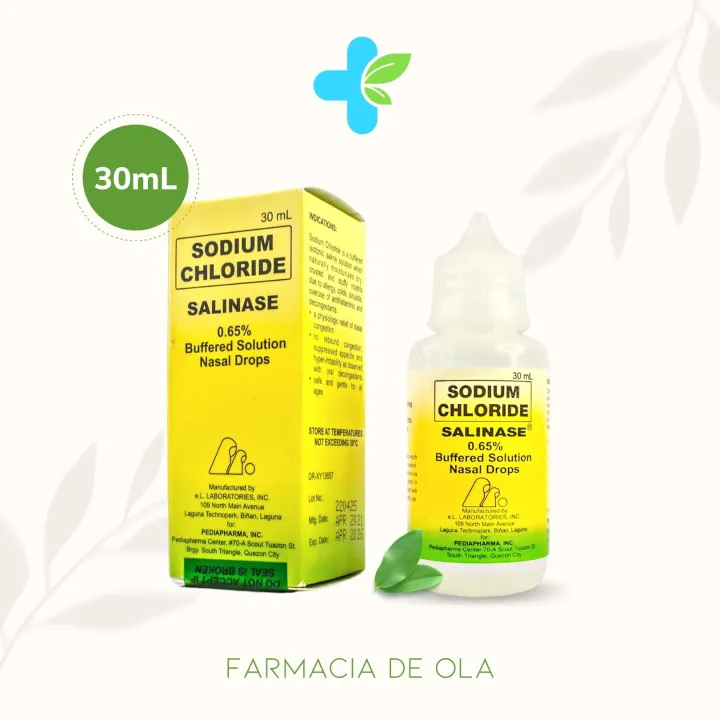 Salinase Sodium Chloride Nasal Drops | Softens Thick & Dry Mucus inside ...