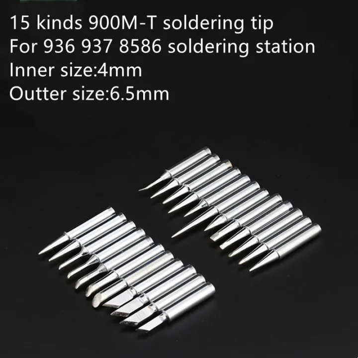 10ชิ้น/ล็อตตะกั่ว-ฟรี900M T Series Soldering Iron Tip เชื่อม Sting ...
