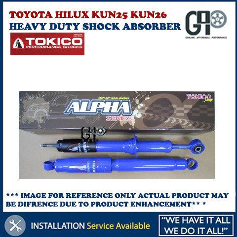 TOYOTA HILUX KUN25 KUN26 TOKICO ALPHA SERIES HEAVY DUTY SHOCK ABSORBER ...