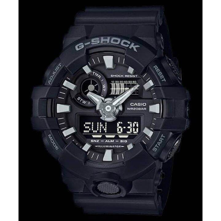 G-SHOCK ORIGINAL GA-700-1BDR/GA-700-1B/GA700/GA-700 | Lazada