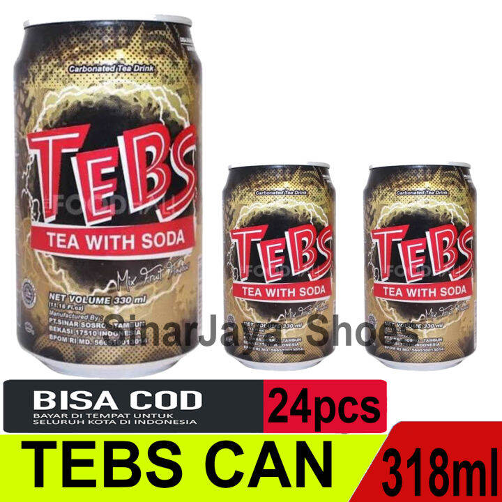TEBS Sparkling Soda Can 330 ml isi 24pcs | Lazada Indonesia