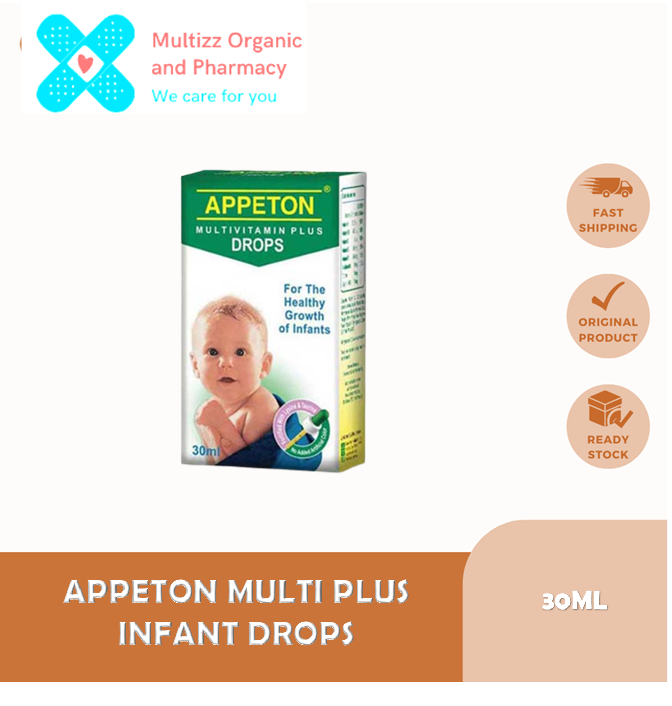 APPETON MULTI PLUS INFANT DROPS 30ML | Lazada