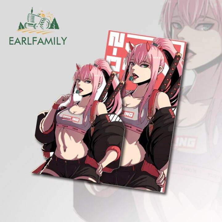 EARLFAMILY 13cm for Zero Two Darling In The Franxx Samurai Street Wear ...