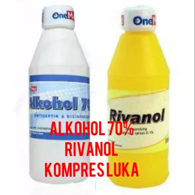 [KOMPRES LUKA] Alkohol 70% 100ml // Rivanol 100ml -PRODUK BPOM | Lazada ...