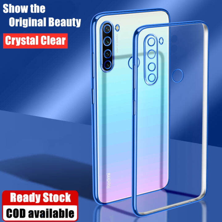 For Xiaomi Redmi Note 8 Flexible Clear Liquid Silicone Gel Anti ...