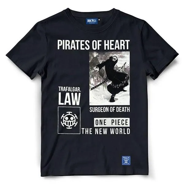 เสื้อยืดวันพีช One piece Law OP-702-BK Law | Lazada.co.th