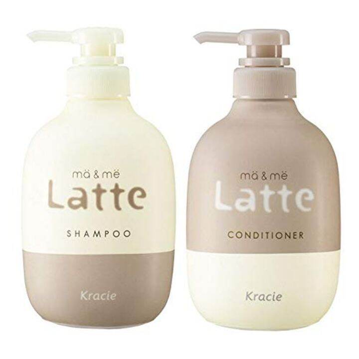 Dầu gội xả Latte Kracie ma＆me dành cho bé và cả gia đình (490ml/chai) | Lazada.vn