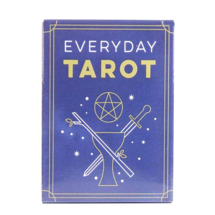 Everyday Tarot Game Cards Tarot Decks English Version Tarot Cards for Beginners Fortune Telling ...