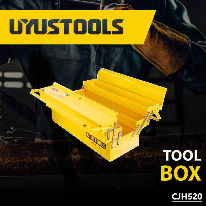 UYUSTOOLS Heavy Duty Tool Box 3. 5 layers 500x200x250mm Tool Box ...