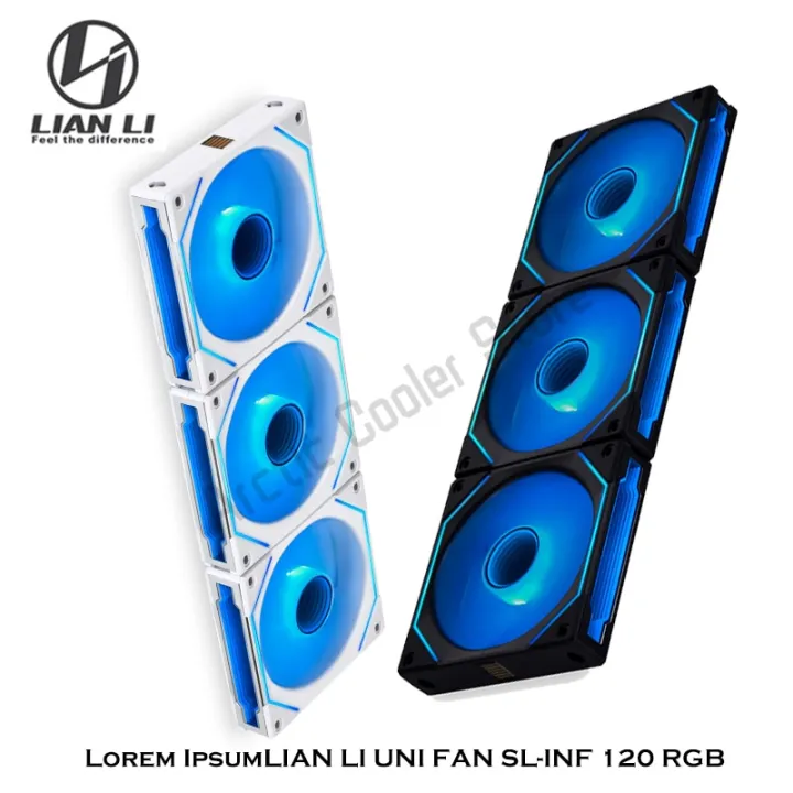 LIAN LI UNI FAN SL-INF Mirror 120 RGB Daisy-Chain L-Connect 3 Cableless ...