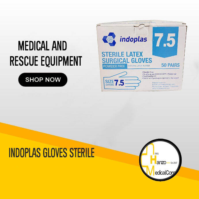 INDOPLAS GLOVES STERILE (SOLD PER BOX) | Lazada PH