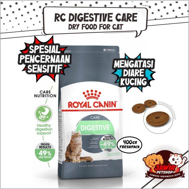 Royal Canin DIGESTIVE CARE 400gr rc cat dry food makanan kucing kering ...