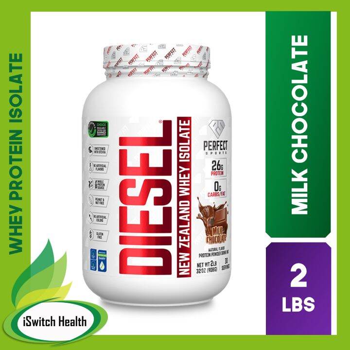 Perfect Sports Diesel 100% New Zealand Whey Protein Isolate (Grass Fed ...