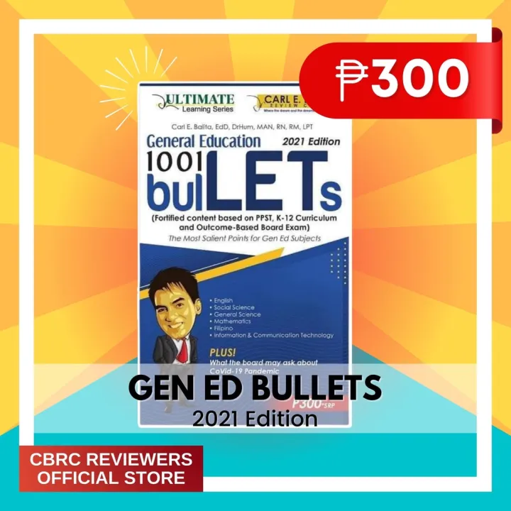 1001 BulLETs General Education 2021 Edition | Lazada PH