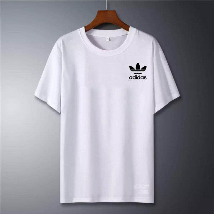 Kaos Pria Distro Lengan Pendek AD!DAS Logo HITAM Terbaru Kaos Polos ...