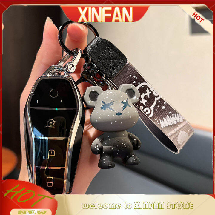 XINFAN The keychina is suitable for BYD ATTO3 BYD Dolphin keychain. Key ...