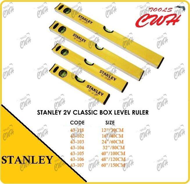 30CM 150CM STANLEY CLASSIC BOX WATER LEVEL MEASUREMENT WATER BALANCE
