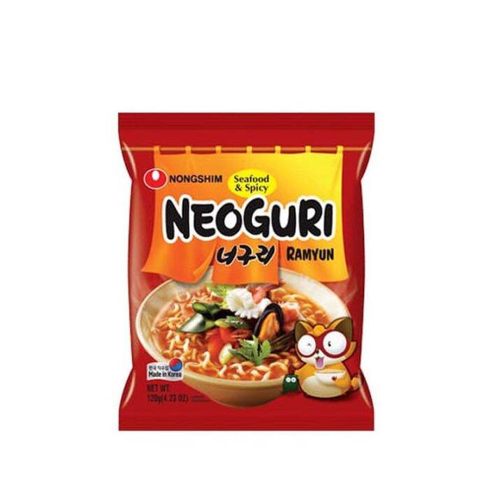 KKV - Nongshim Neoguri Ramyun Ramen Mie Korea Instant 120g | Lazada ...