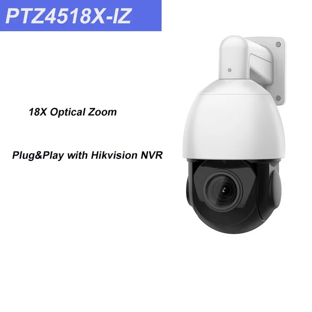 Hikvision Compatible PTZ IP Camera 5MP 8MP 18X-30X ZOOM Speed Dome ...