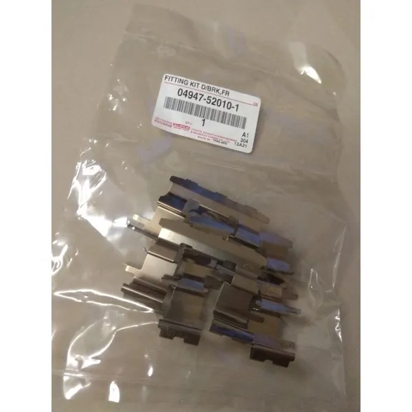 ORIGINAL TOYOTA VIOS NCP42 (2003-2007) FRONT DISC BRAKE FITTING KIT ...