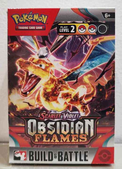 Pokemon TCG Scarlet & Violet Obsidian Flames Build and Battle Box ...