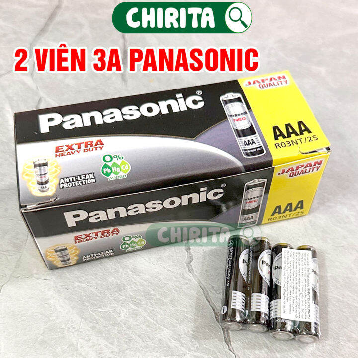 Pin Tiểu AAA Panasonic 2 Viên CHÍNH HÃNG 1.5V- Pin 3A cho Đèn Pin ...