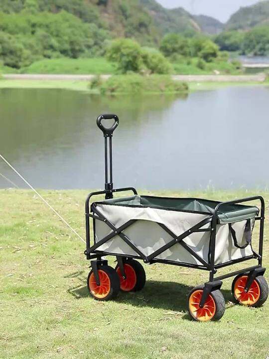 Spot parcel post Trolley Camper Folding Stall Car Camping Trolley ...