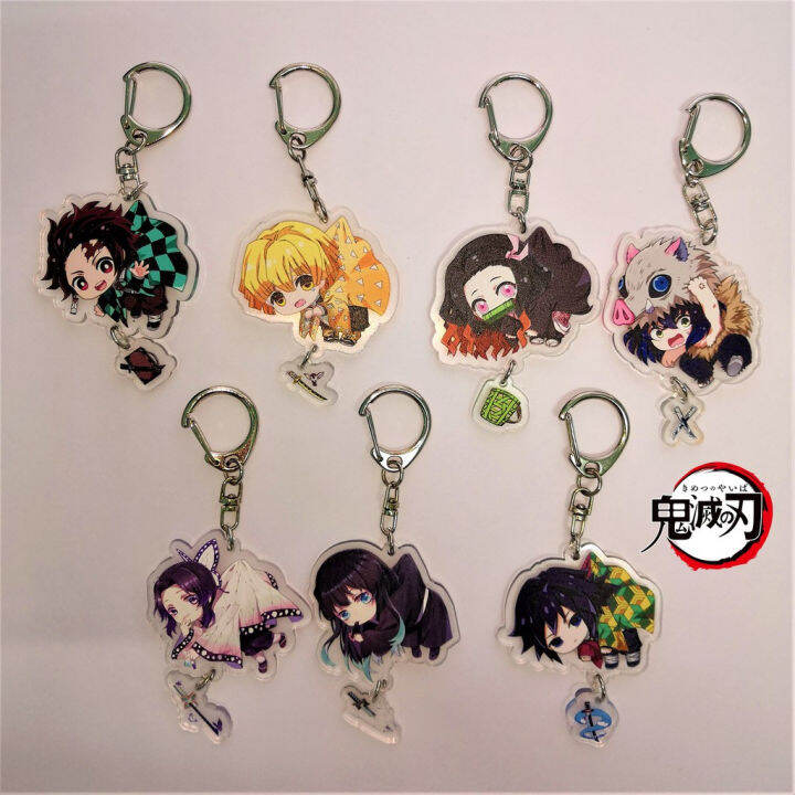 [Malaysia Stock] [Version 1] Demon Slayer Keychain [2D] (Tanjiro ...