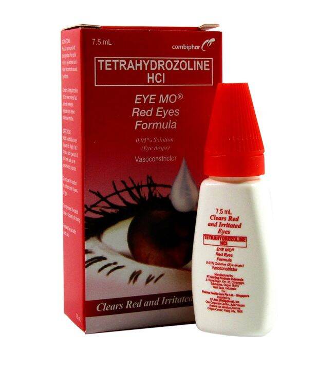Eye Mo Red Eyes Formula Ophthalmic Drops 0.05% (Tetrahydrozoline HCL) 7 ...