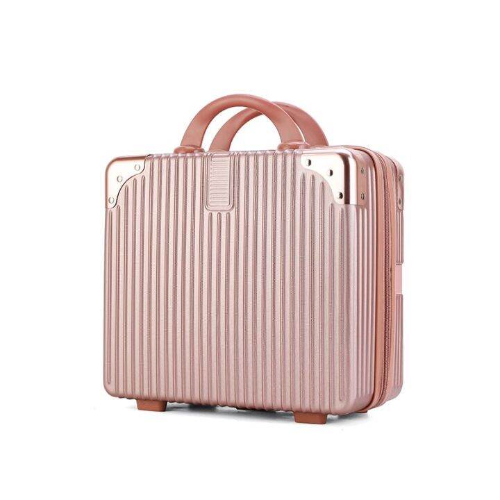 Handheld suitcase female 18 inch storage cosmetic mini boarding bag 16 ...