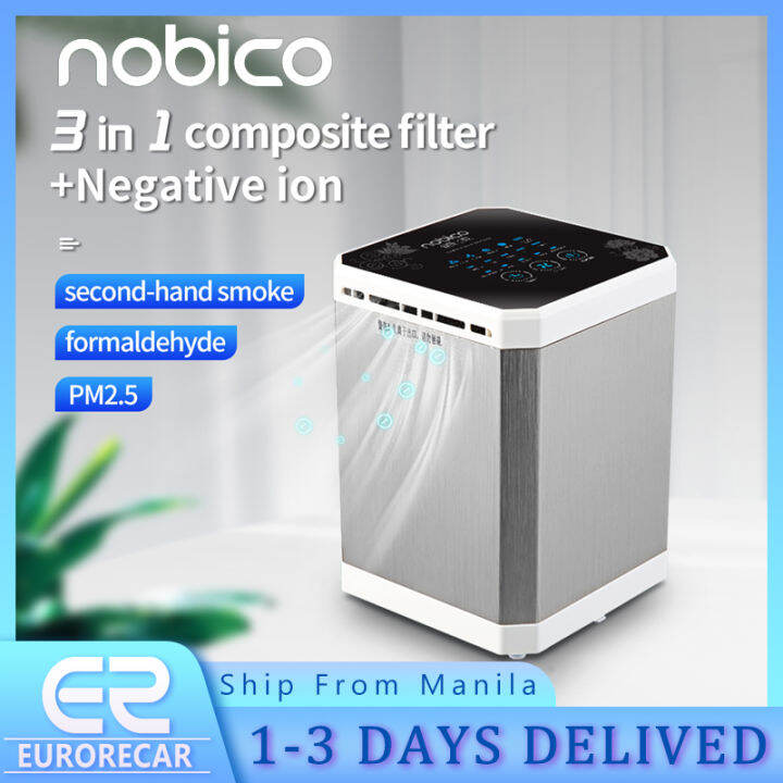HOMELNN Nobico Air purifier air cleaner with high-efficiency composite HEPA Filter,sterilizer ...