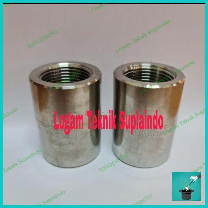 SOCKET STAINLESS CLASS 3000 DRAT 1/2 INCH - COUPLING SS304 CLASS 3000 ...