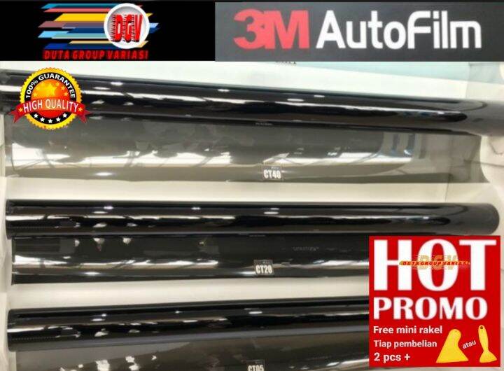 3m black beauty kaca film mobil garansi berlogo + stiker logo bisa riques ukuran segala jenis ...
