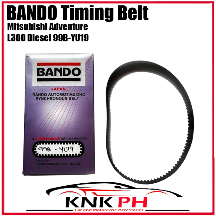Mitsubishi Adventure / L300 Diesel BANDO Timing Belt SHORT 99B-YU19 ...