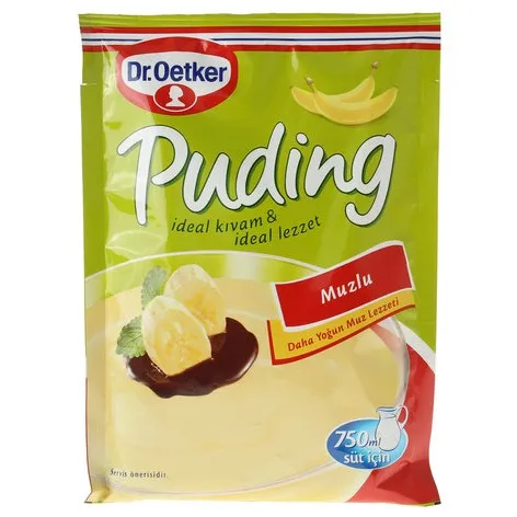 ผงพุดดิ้ง pudding powder รส กล้วย Banana ขนาด 120 กรัม สินค้าคุณภาพจาก ...