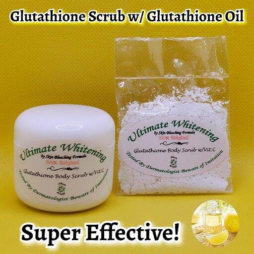 Ultimate Whitening Glutathione Scrub w/ Glutathione Oil Sets | Lazada