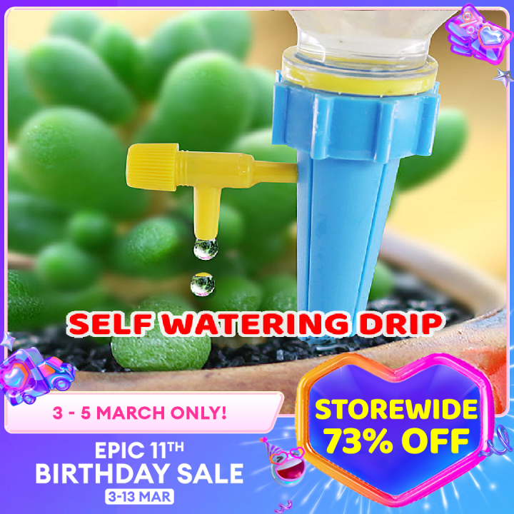 Auto Drip Self Watering System Automatic Water Plant Flower Vegetable ...