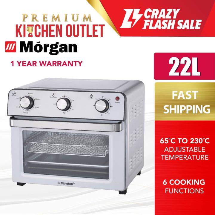 Morgan 22L Air Fryer Oven MAO-VORTEX PRO 22 | Convection Grill ...