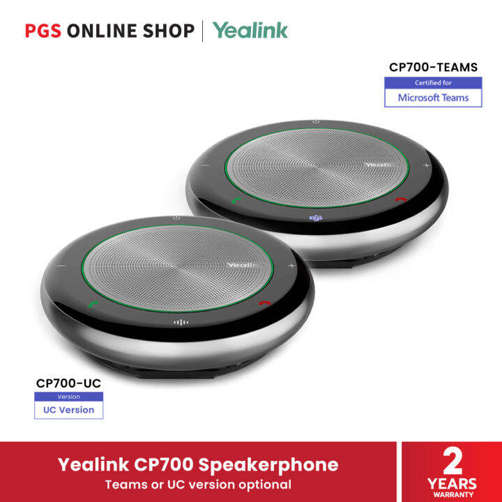 Yealink CP700 Speakerphone ไมค์พร้อมลำโพงแบบพกพา สำหรับการประชุม Conference (Teams or UC Version ...